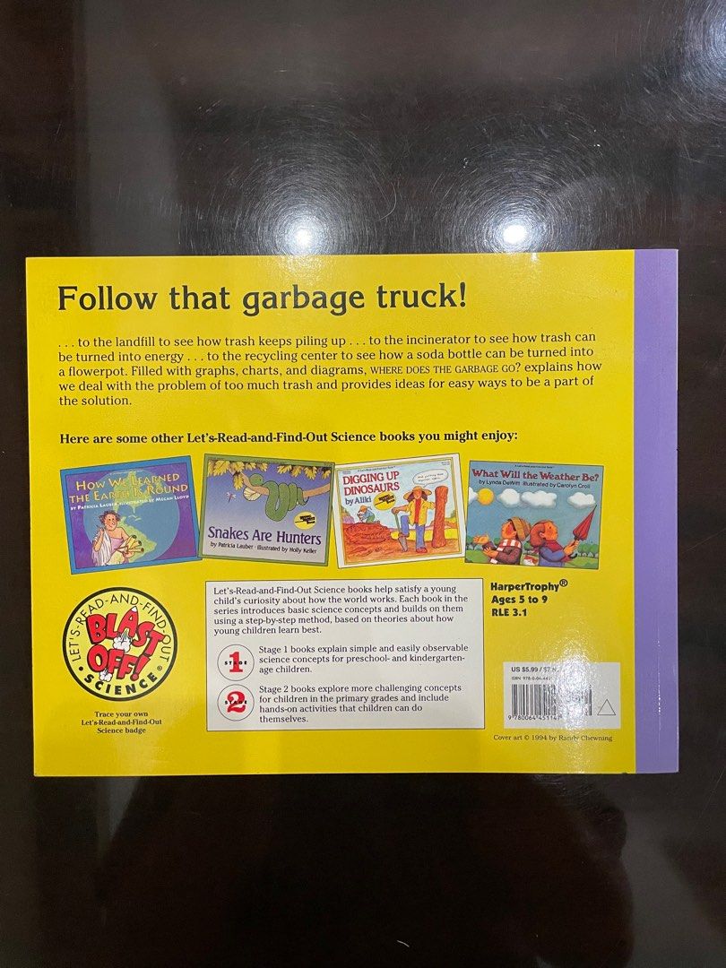 Where does the garbage go?, Buku & Alat Tulis, Buku Anak-Anak di Carousell