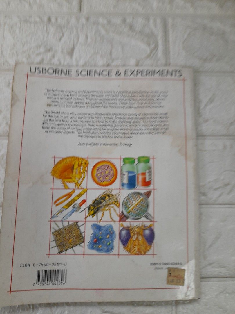 World Of Microscope Usborne Science, Hobbies & Toys, Books & Magazines ...