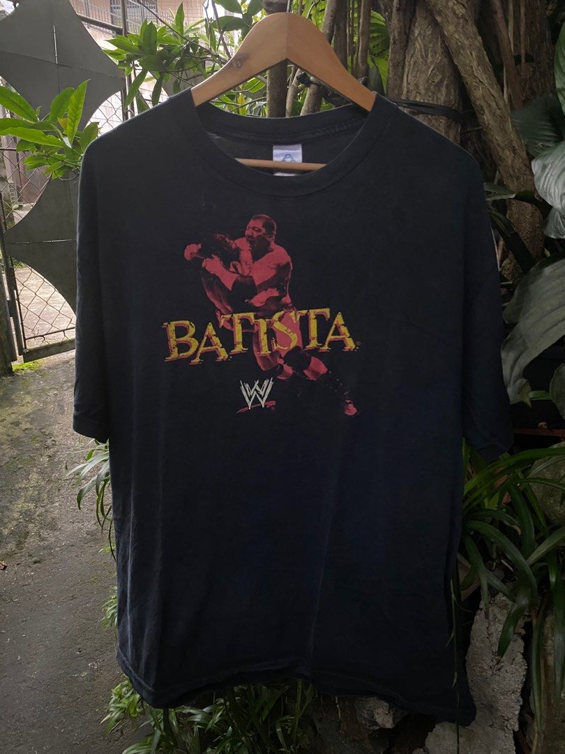 WWE Batista The Animal, Men's Fashion, Tops & Sets, Tshirts & Polo ...