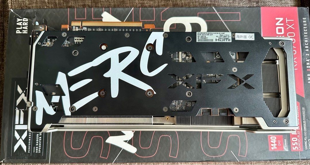 XFX RX6700XT 12GB GDDR6 AMD Radeon GPU, Computers & Tech, Parts ...