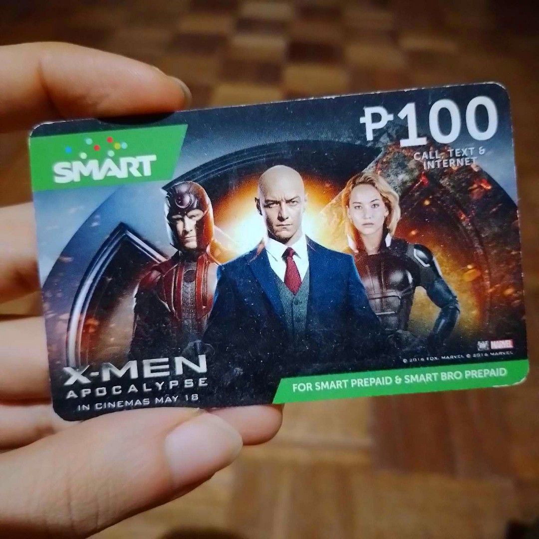 X-men Smart Prepaid Load Card, Hobbies & Toys, Memorabilia ...