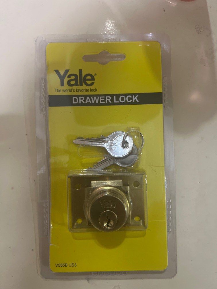 Yale drawer lock, Furniture & Home Living, Security & Locks, Locks ...