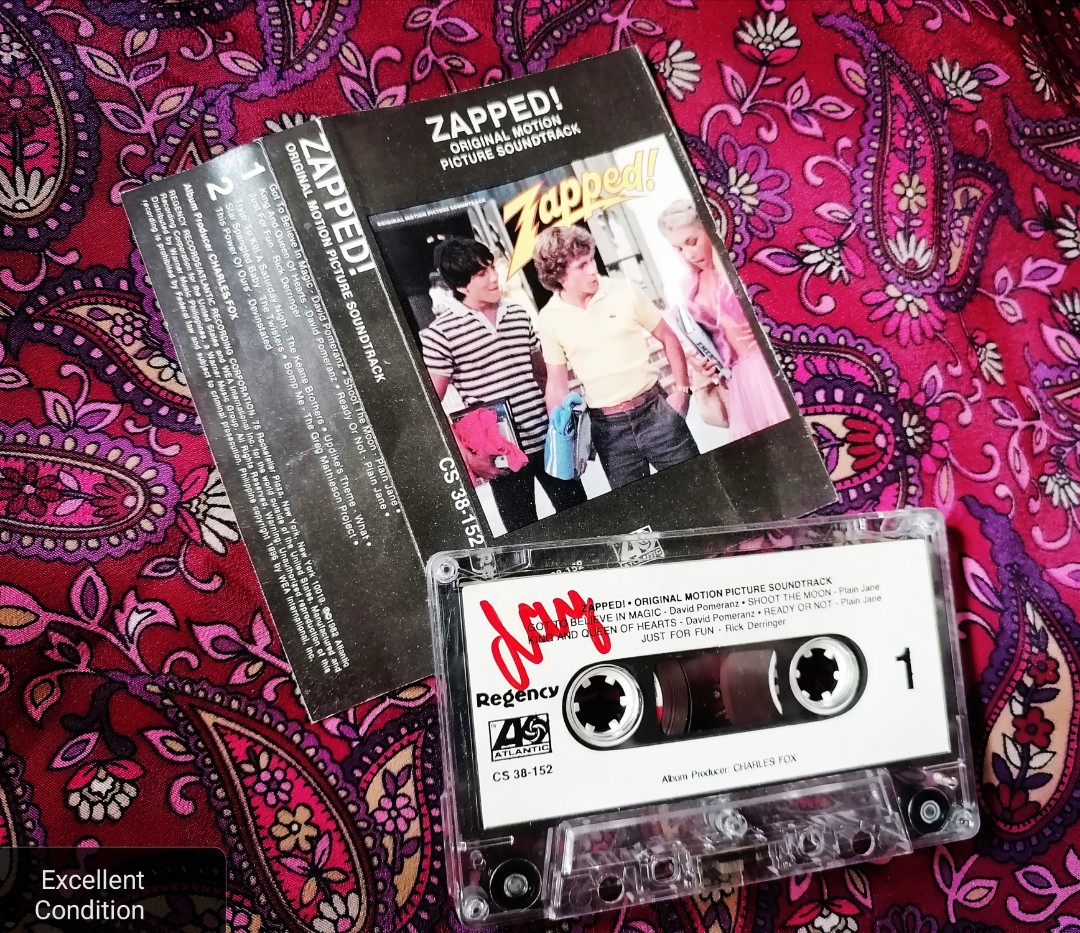 Zapped! Cassette Tape Original Cassette Tapes Vintage Cassettes Tape ...