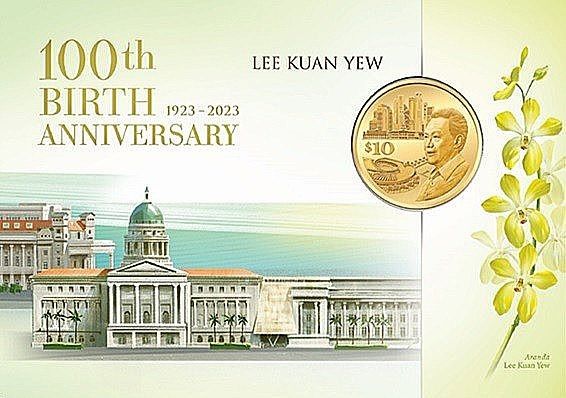 100th Birth Anniversary of Mr Lee Kuan Yew Commemorative Coin / LKY100 ...