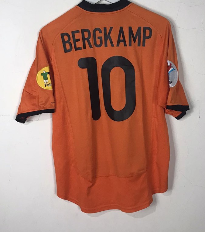#10 Bergkamp 2000 Holland Home soccer/football jersey/kit rare/retro ...