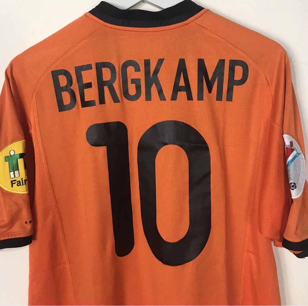 #10 Bergkamp 2000 Holland Home soccer/football jersey/kit rare/retro ...