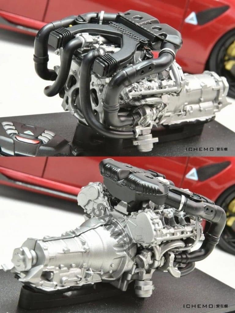 1/18 Motor Helix Alfa Romeo GTA - Green, White, Red (full opening ...