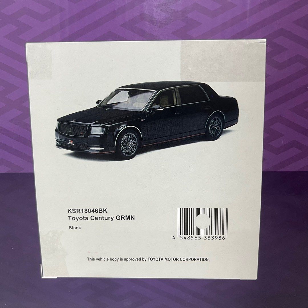 1:18 Samurai Toyota Century GRMN (Black), Hobbies & Toys, Toys & Games ...