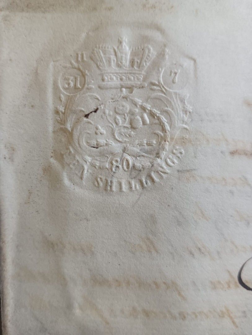 1880 British India & United Kingdom England Combo POA ( Power of ...