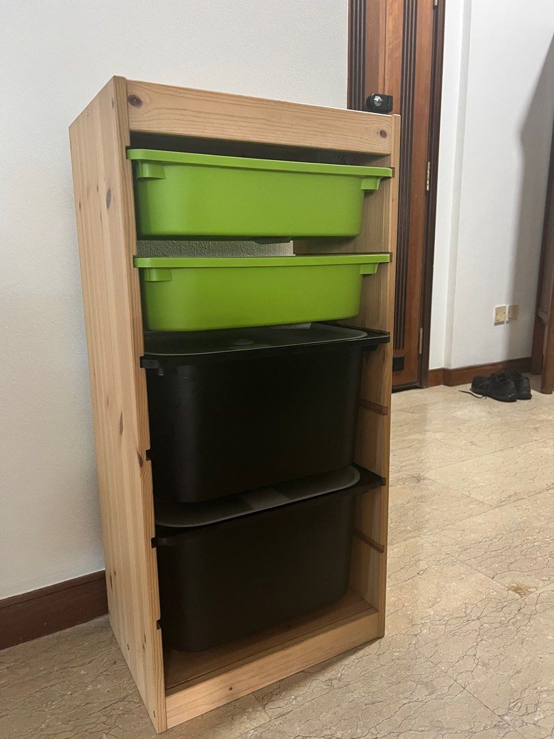 1x individual Trofast shelves with storage tubs and lids , Furniture ...
