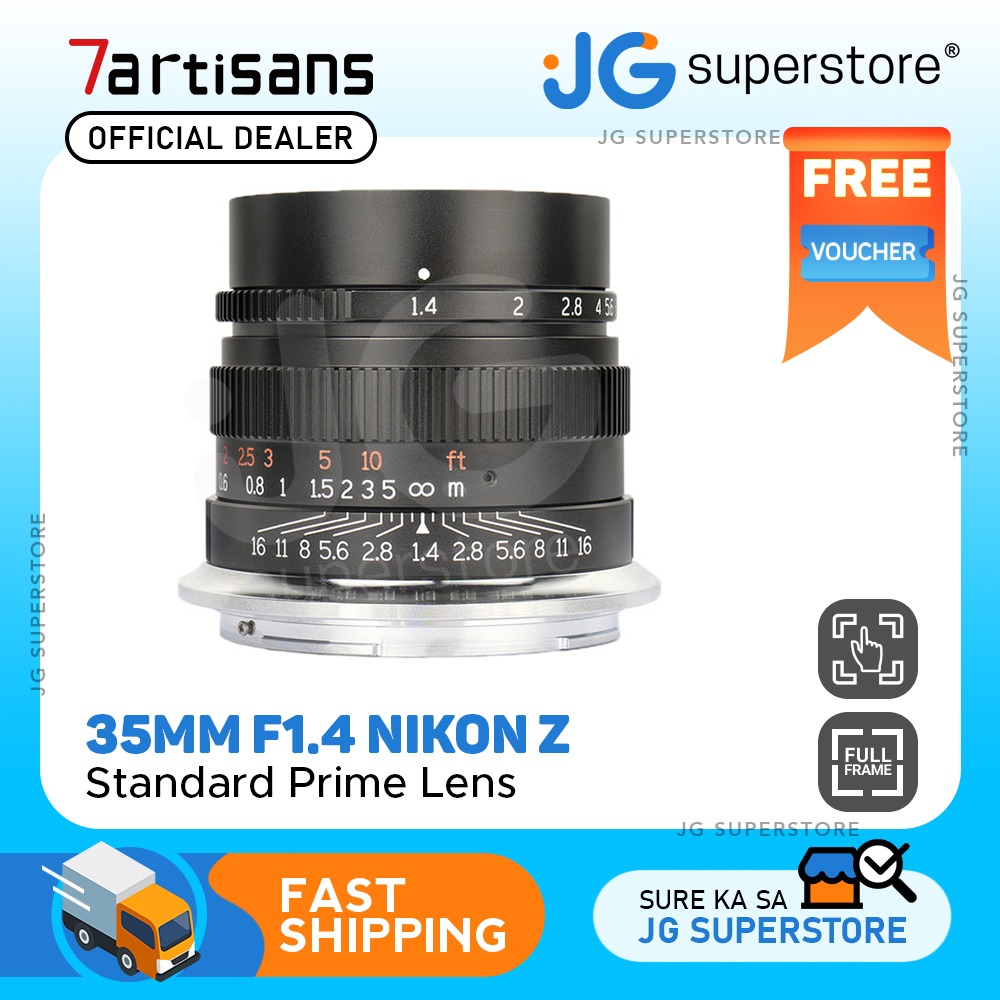 7Artisans Photoelectric 35mm f/1.4 Manual Focus Design Lens for Nikon Z ...