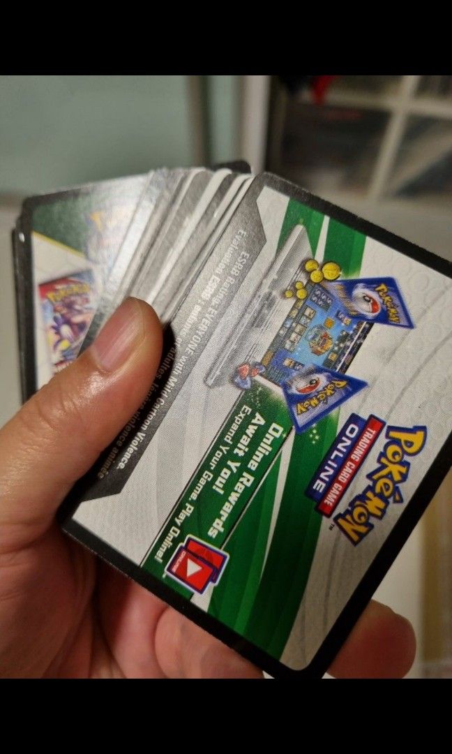90 Pokemon code cards(TCG), Hobbies & Toys, Toys & Games on Carousell