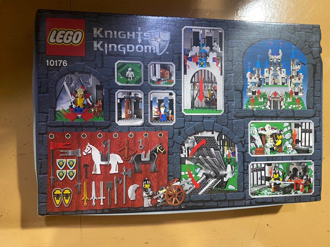 中古 Lego castle 10176 knight kingdom, 興趣及遊戲, 玩具 & 遊戲類 - Carousell
