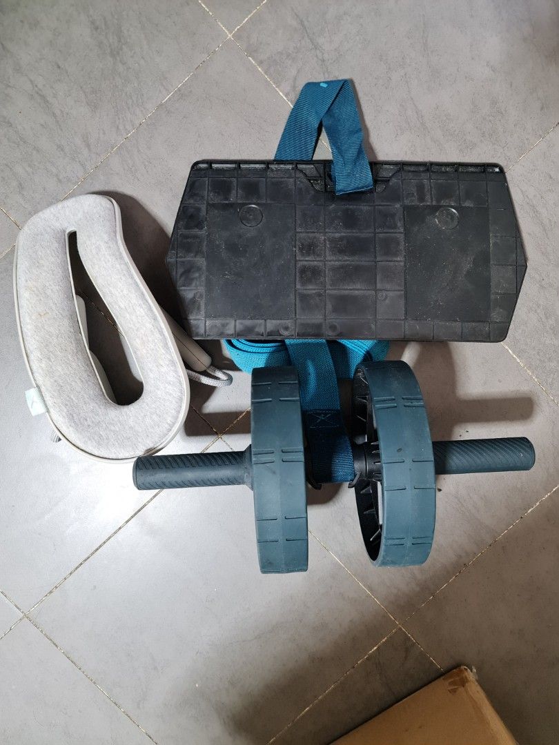 Abdomen abbs rollers and crunch support 2 items, Sports Equipment ...