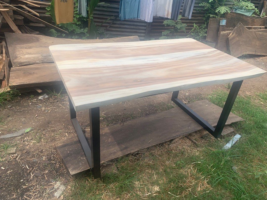 Acacia Dining Table 6 seaters 5x3ft, Furniture & Home Living, Furniture ...