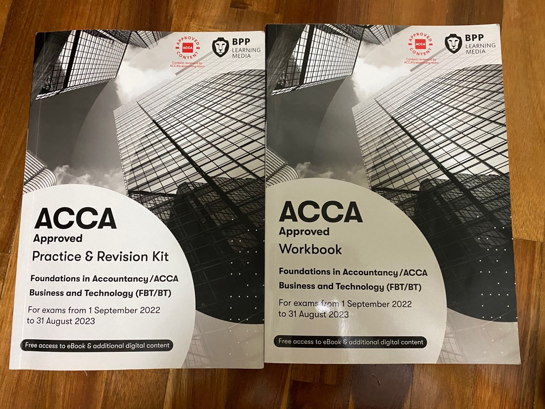 ACCA BT Workbook & Practice Revision Kit, Hobbies & Toys, Books ...