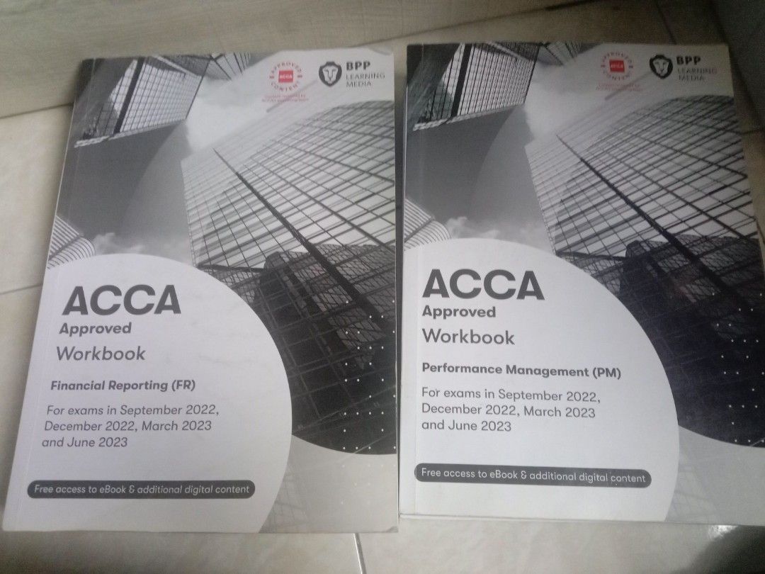 ACCA Workbook and Practice & revision kit 2022 (BPP Textbooks), Hobbies & Toys, Books ...