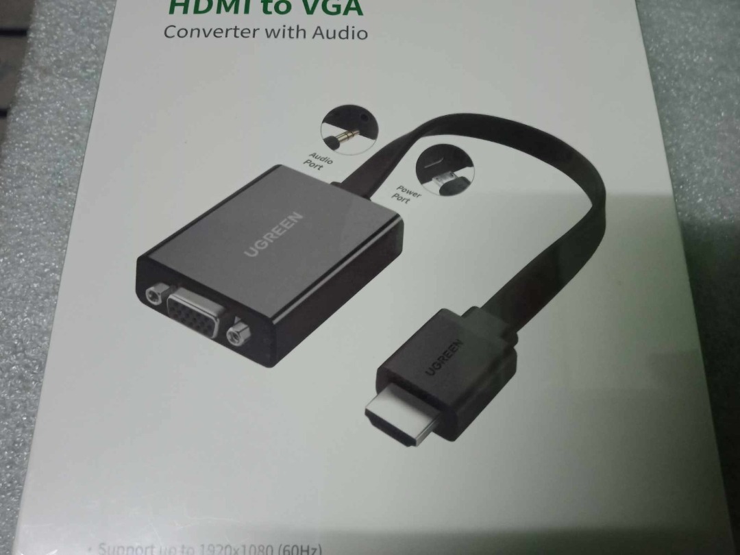 adapter vga to hdmi, Computers & Tech, Parts & Accessories, Cables & Adaptors on Carousell