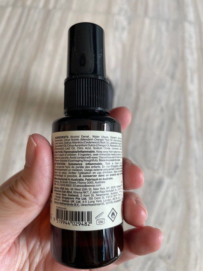 Aesop Resurrection rinse-free Hand Mist, Beauty & Personal Care ... Aesop Resurrection rinse-free Hand Mist, Beauty & Personal Care ...