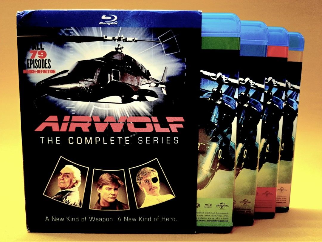 🔥AIRWOLF THE COMPLETE SERIES🔥 BLURAY, Hobbies & Toys, Music & Media ...