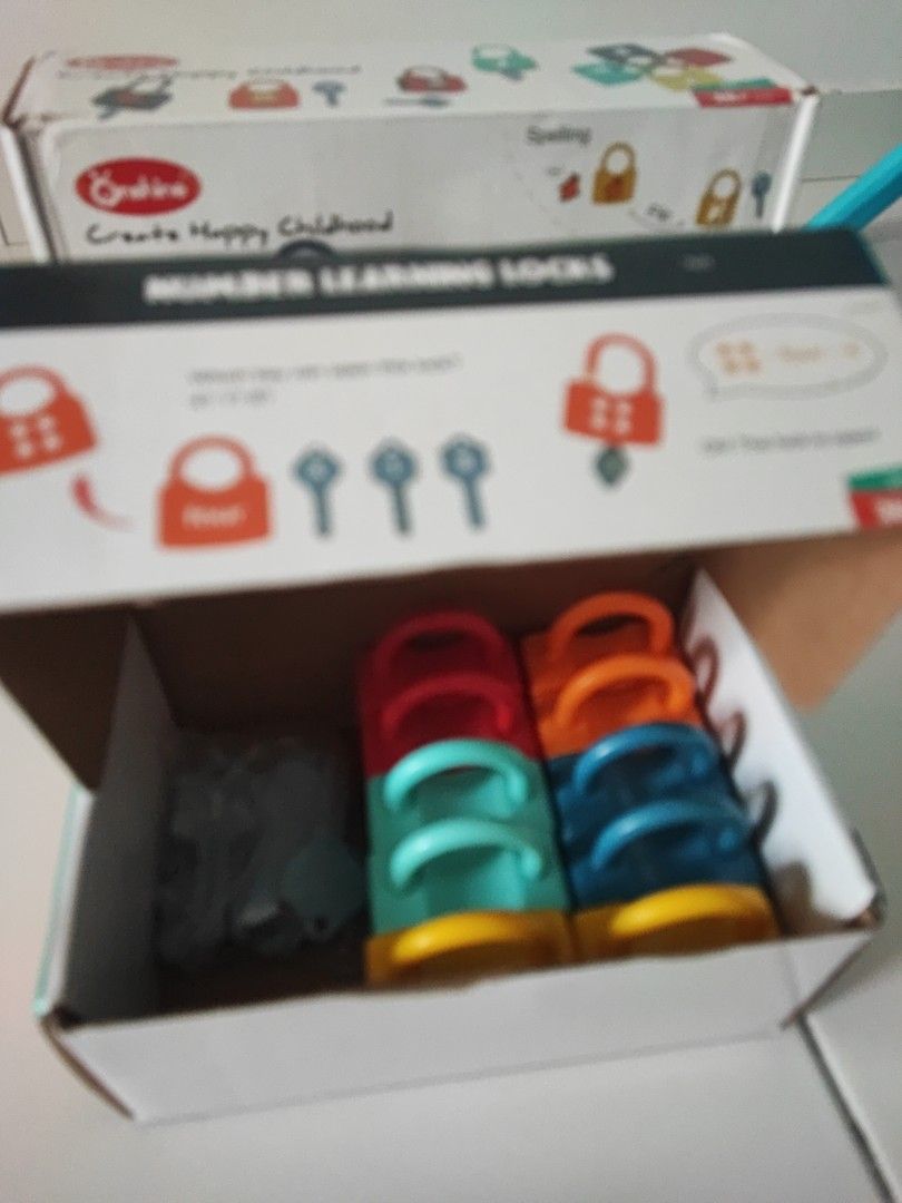 Alphabet & Number locks, Hobbies & Toys, Toys & Games on Carousell