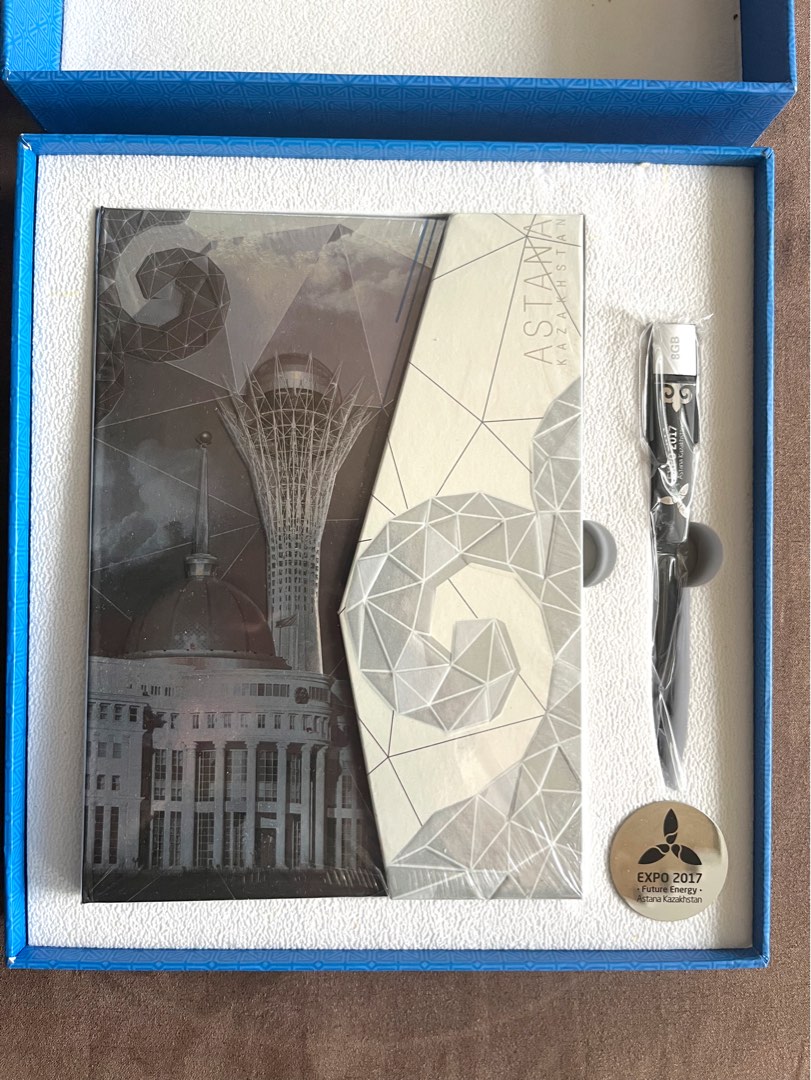 Astana Kazakhstan Expo Notebook Gift Set, Hobbies & Toys, Stationery ...