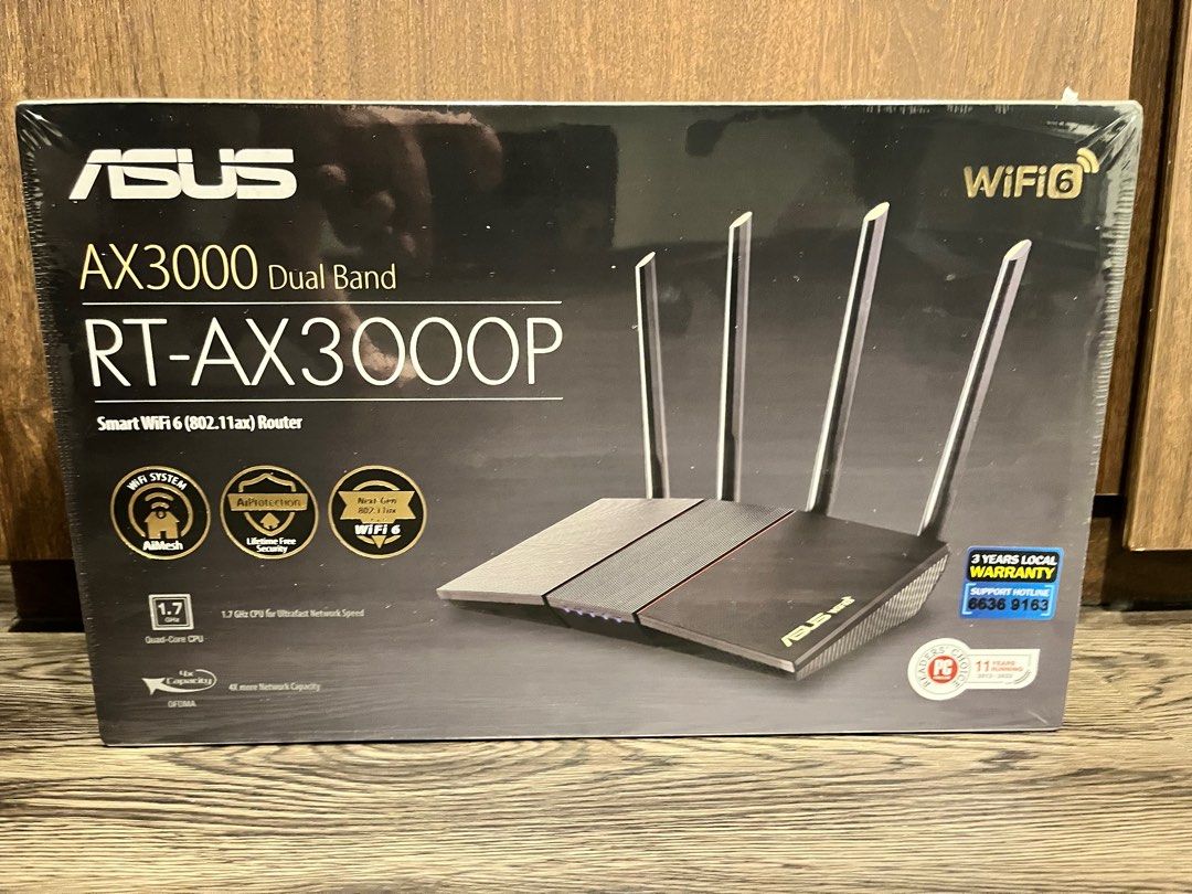 Asus RT-AX3000P Wifi 6 Router, Computers & Tech, Parts & Accessories ...