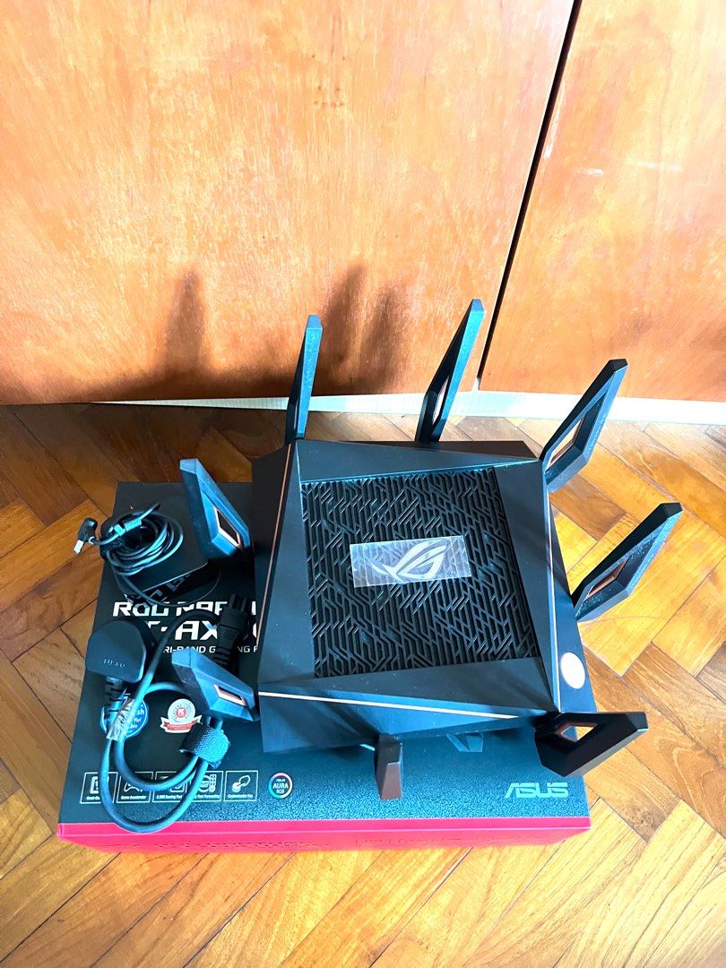 ASUS ROG Rapture GT-AX11000 AX11000 Tri-band 802.11ax WiFi 6 Gaming ...