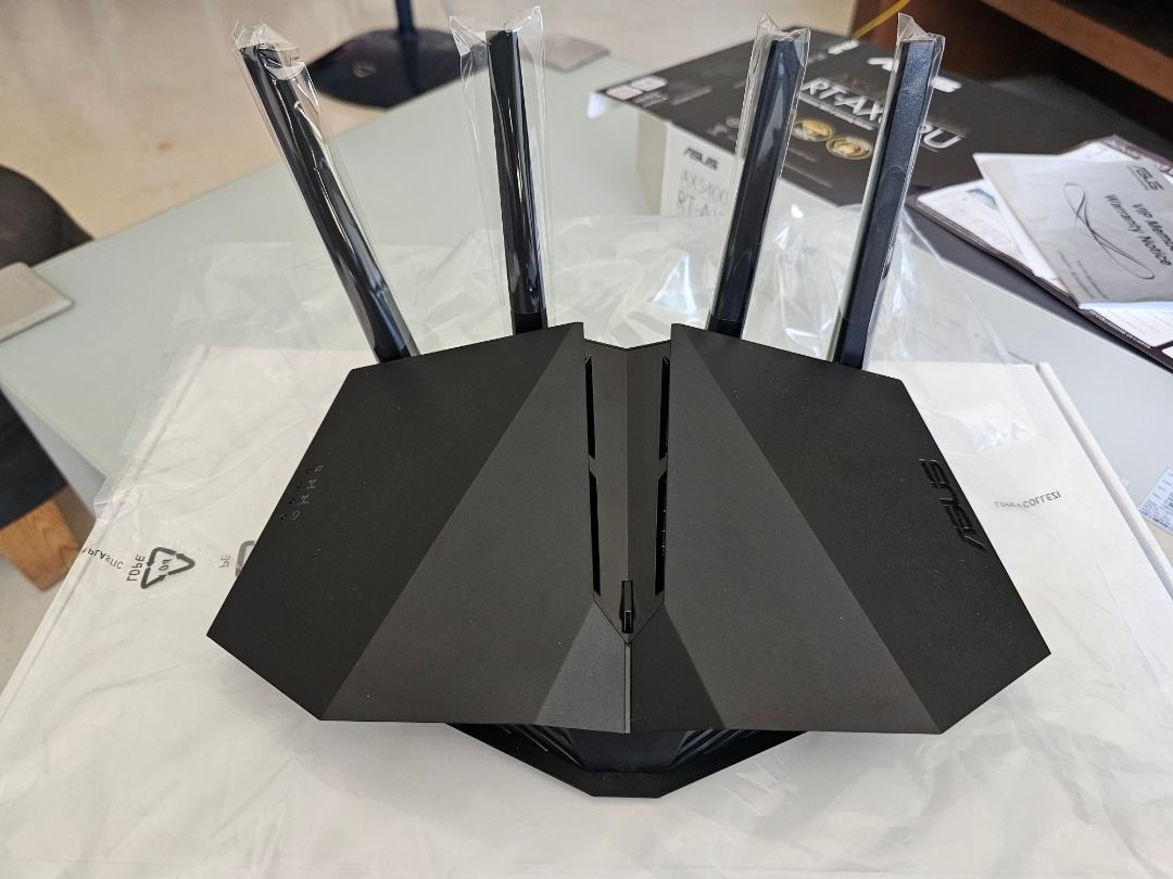 Asus RT-AX82U WiFi6 Gaming Router AX5400 Dual Band, Computers & Tech ...