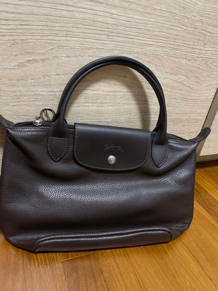 Authentic Longchamp LEATHER Bag Small, Luxury, Bags & Wallets on Carousell