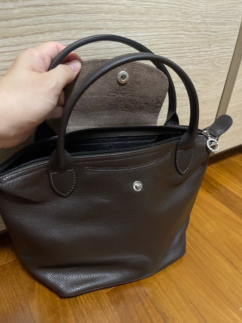 Authentic Longchamp LEATHER Bag Small, Luxury, Bags & Wallets on Carousell