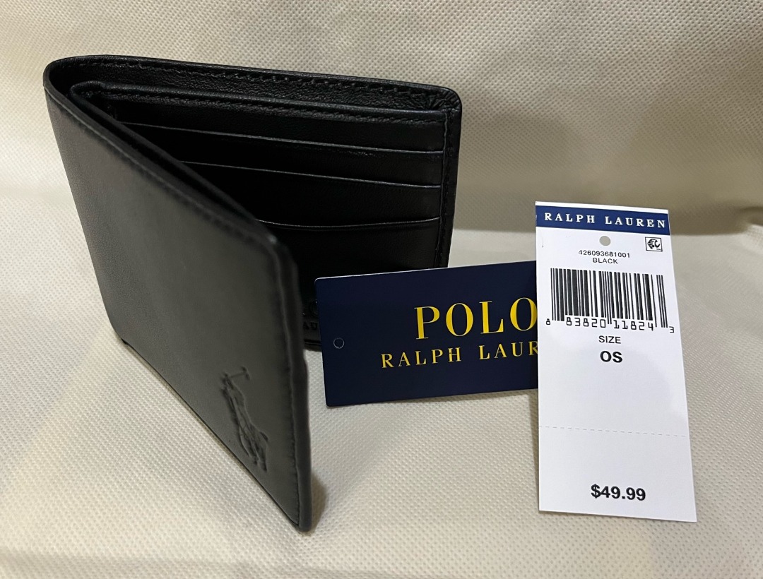 Authentic Polo Bi-Fold Wallet by Ralph Lauren, Men's Fashion, Watches ...