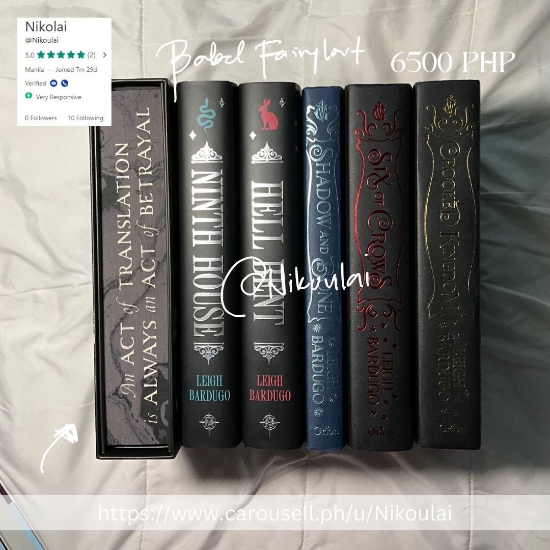Babel by RF Kuang Illumicrate Edition, Hobbies & Toys, Books ...