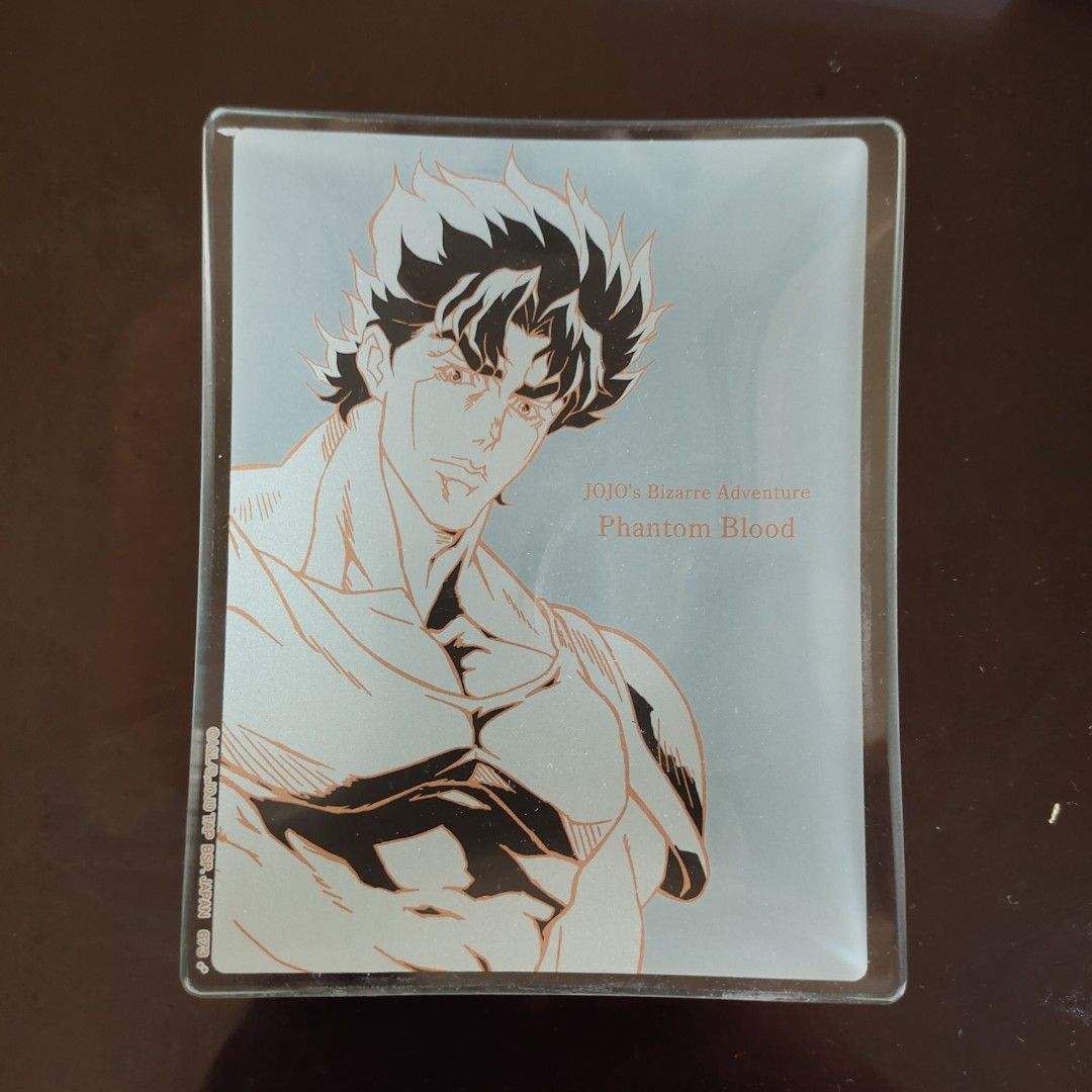 BANDAI Jojo's bizarre adventure Phantom blood Collectible Glass Plate ...