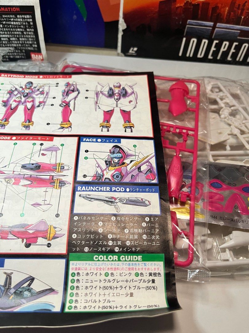 Bandai Valkyrie Robot Bundle, Hobbies & Toys, Toys & Games on Carousell