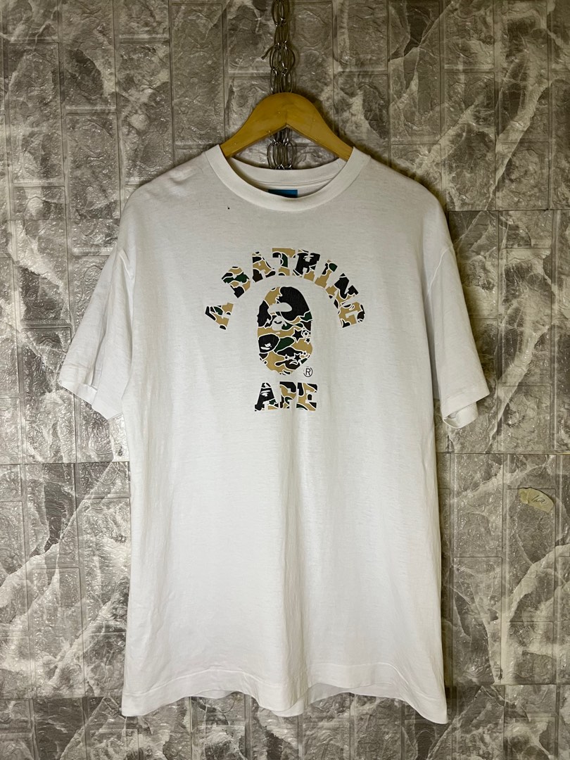 Bape OG Psyche Camou College Tee, Men's Fashion, Tops & Sets, Tshirts ...
