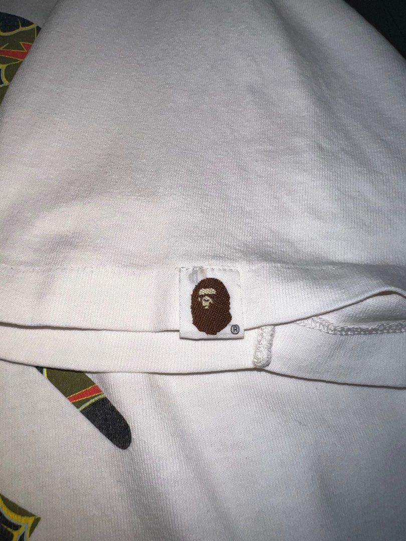 Bape x Kaws OG 1st Collab Big Face Kaws Camou Tee, Men's Fashion, Tops ...