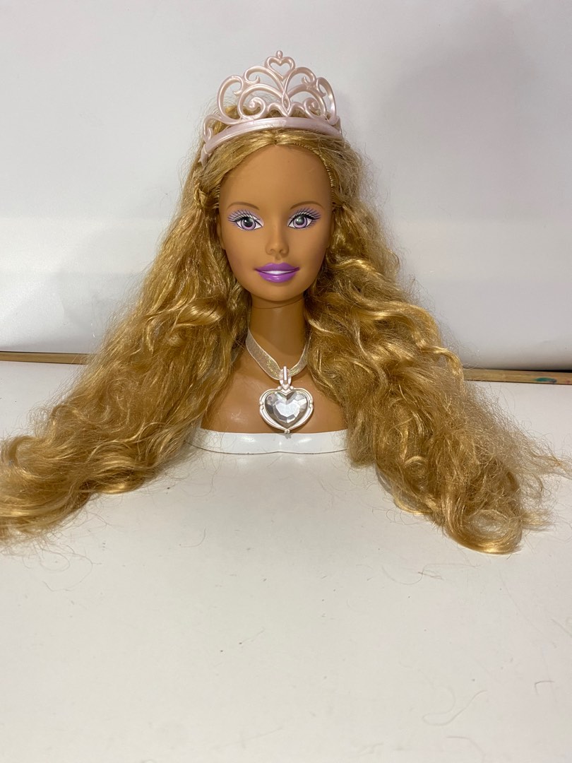 Barbie Princess Styling Head, Hobbies & Toys, Toys & Games on Carousell