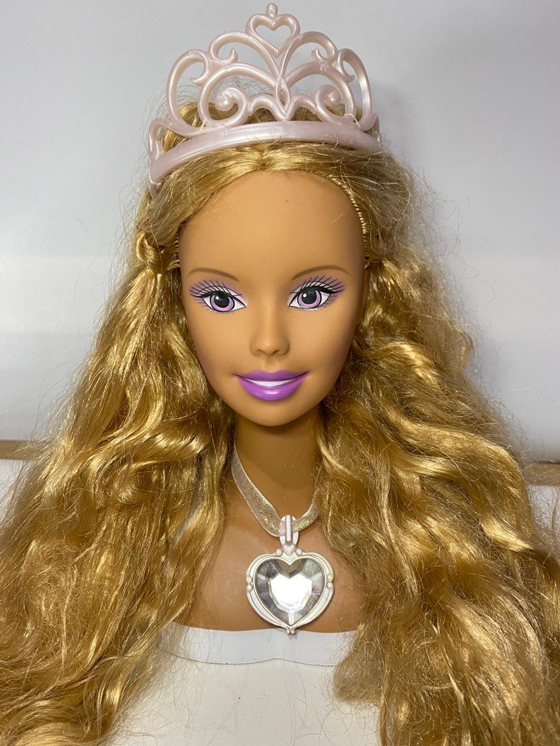 Barbie Princess Styling Head, Hobbies & Toys, Toys & Games on Carousell