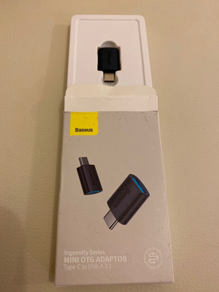 Baseus USB to Type-C adapter converter, Mobile Phones & Gadgets, Mobile ...