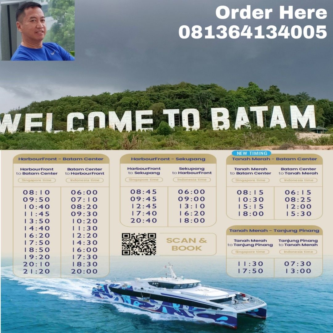 Batam Ferry Ticket, Tickets & Vouchers, Local Attractions & Transport ...