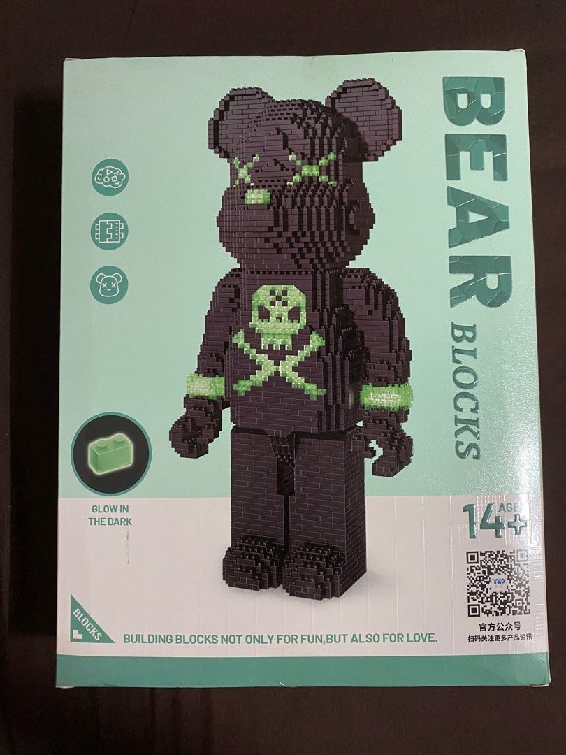 Bear blocks Bearbrick, Hobbies & Toys, Toys & Games on Carousell