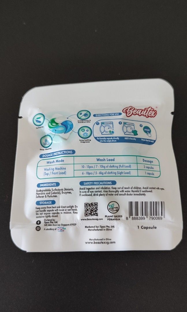 Beautex Laundry Capsule, Furniture & Home Living, Cleaning & Homecare ...