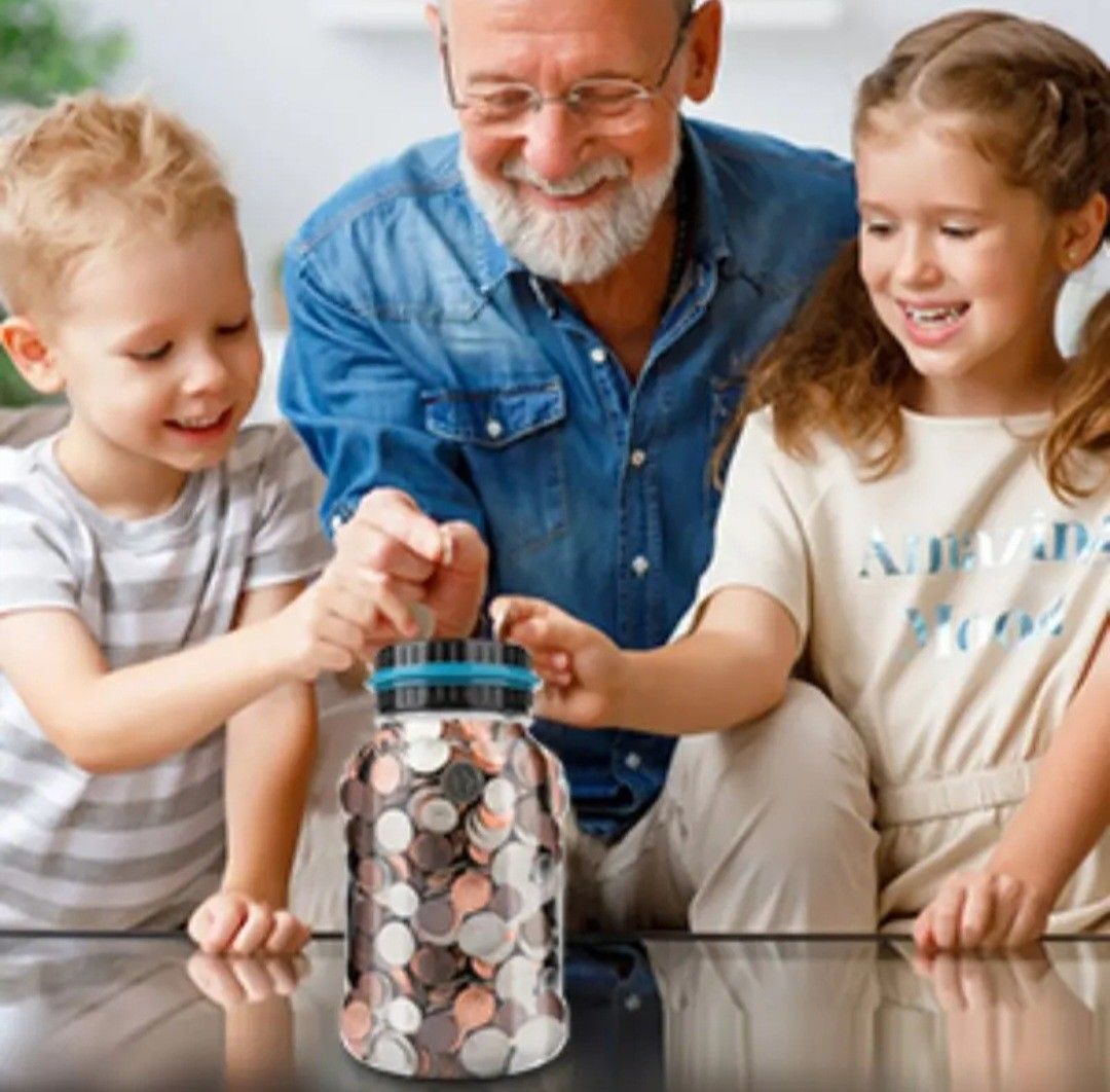 Big Digital Counting Coin Bank Powered by 2AAA (Bat not included ...