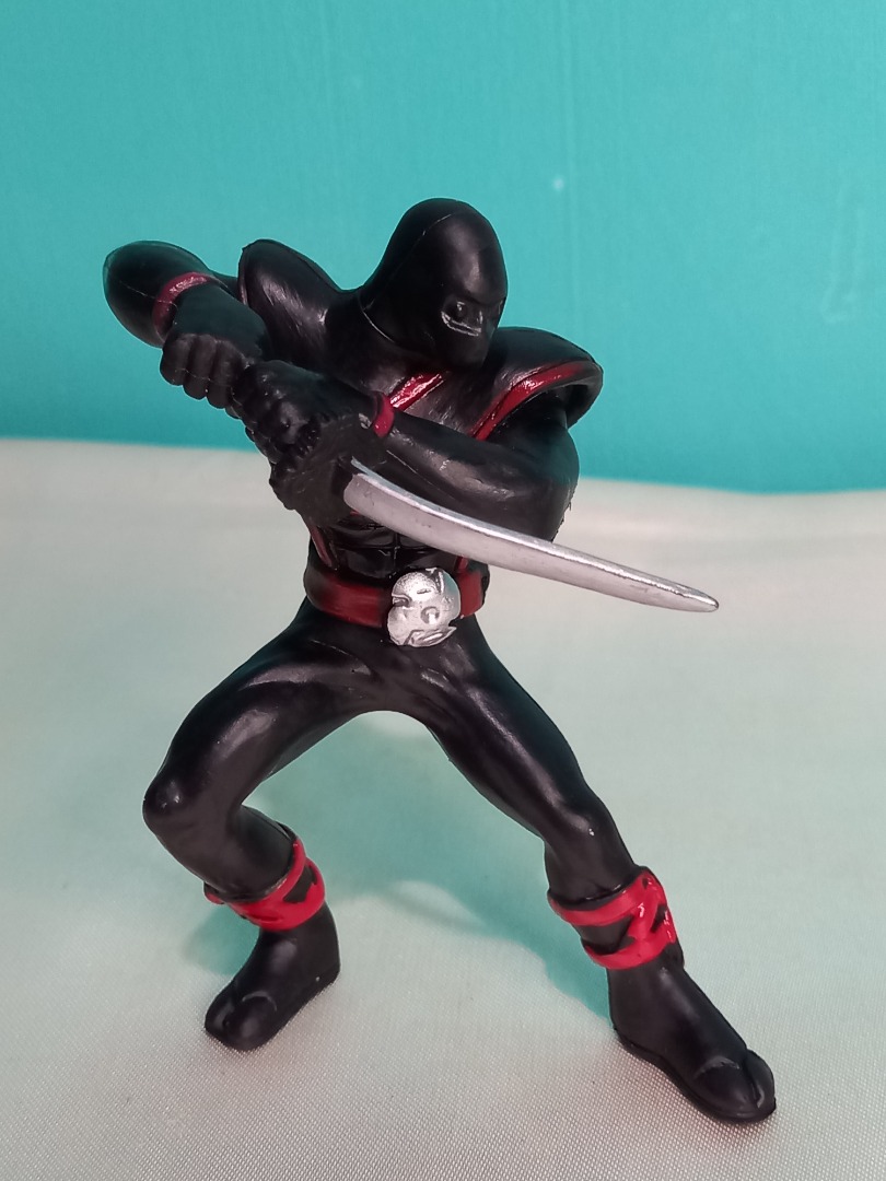 Stealth Black Ninja with Sword California Costume Inc Figure 3.75 ...