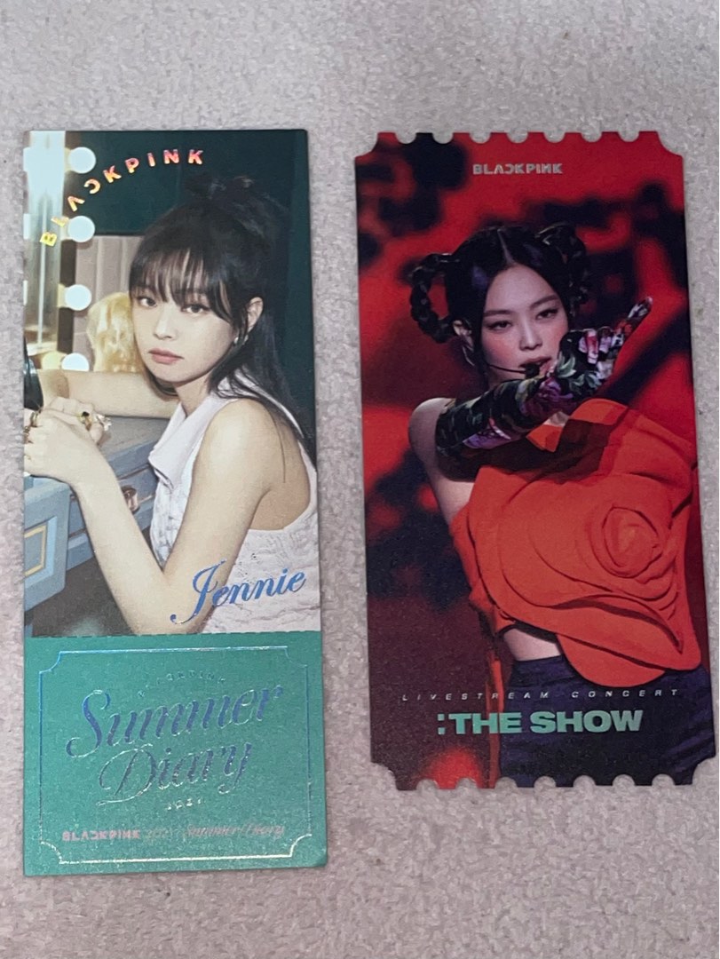 Blackpink jennie ticket the show summer diary, Hobbies & Toys ...