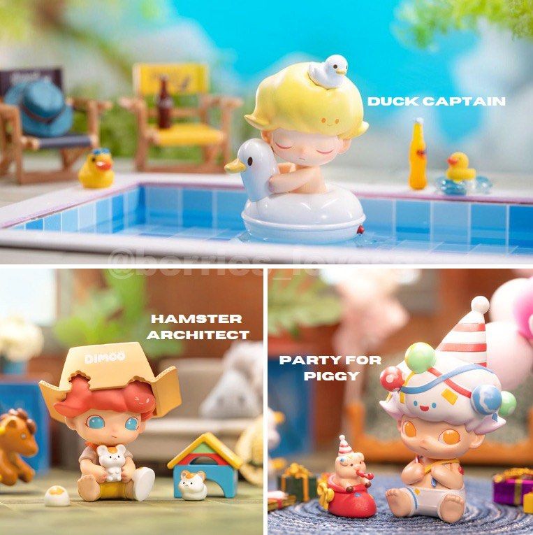 BNIF POP MART Dimoo Pets Vacation Series, Hobbies & Toys, Toys & Games ...