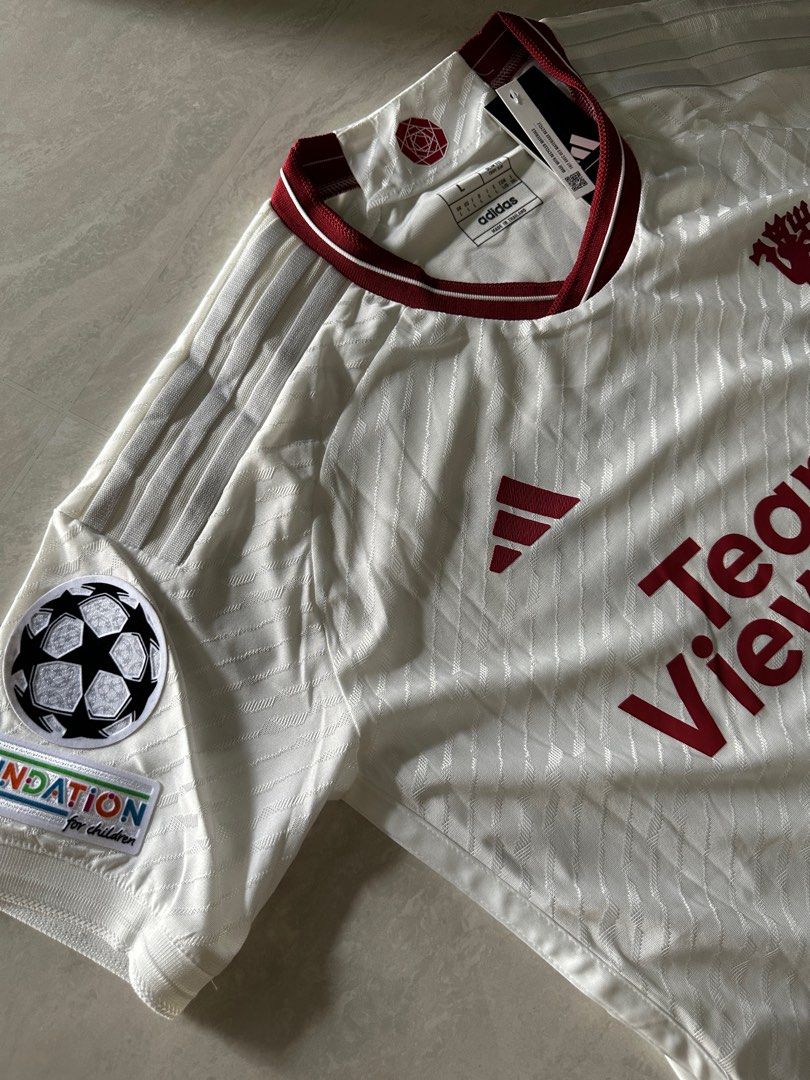 Brand New 23/24 Man Utd 3rd Kit Jersey #17 Garnacho L Size Player ...