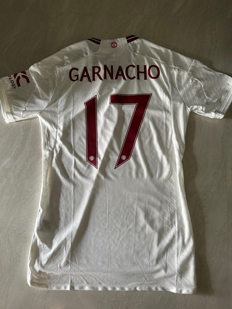 Brand New 23/24 Man Utd 3rd Kit Jersey #17 Garnacho L Size Player ...