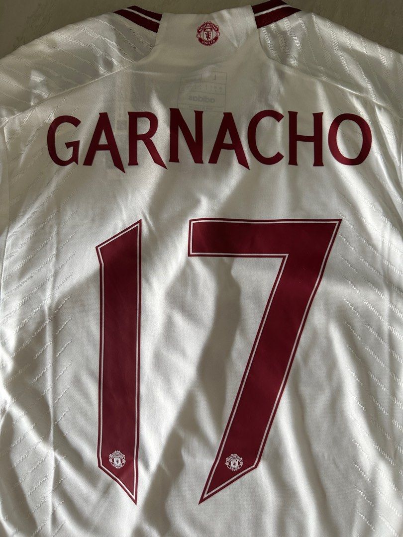 Brand New 23/24 Man Utd 3rd Kit Jersey #17 Garnacho L Size Player ...
